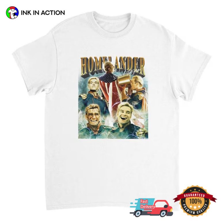 Homelander The Boys Collage Vintage T-Shirt - Print your thoughts. Tell ...
