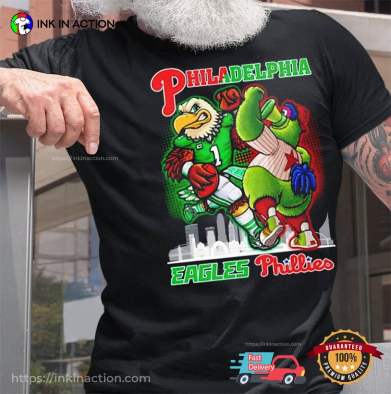 Philadelphia The Philly Eagles Mascot T-shirt - Print your thoughts ...