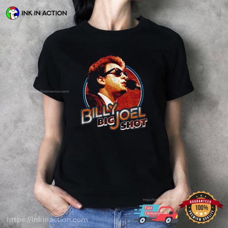 Vintage Musician 80's Billy Joel Big Shot T-shirt - Print your thoughts ...