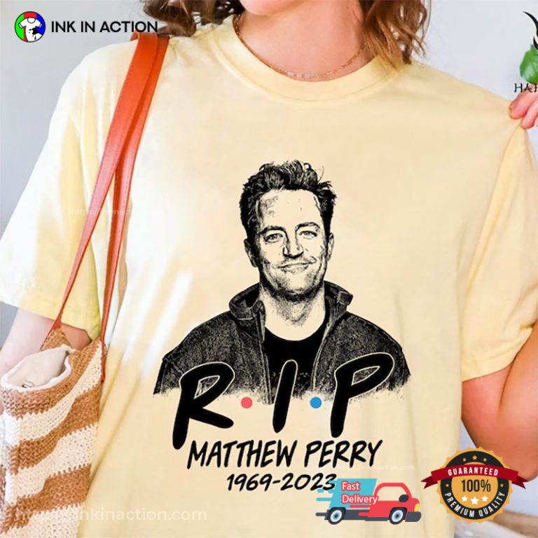 Vintage Rest In Peace Matthew Perry Shirt - Print your thoughts. Tell ...