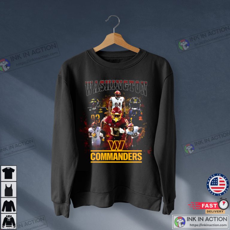 Vintage Washington Commanders Football Graphic Tee - Print your ...
