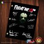 Friday The 13th Script Signatures Poster - Print your thoughts. Tell ...
