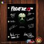 Friday The 13th Script Signatures Poster - Print your thoughts. Tell ...