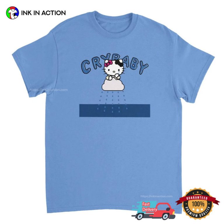 Hello Kitty Cry Baby Tee, Melanie Martinez Merch - Print your thoughts ...