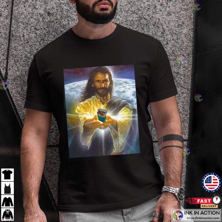 Jesus Cigarettes Gift Funny Meme Tee - Ink In Action