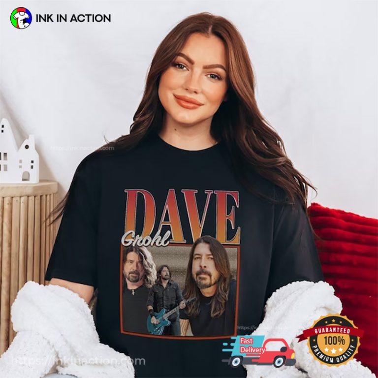 Rock Star Dave Grohl 90s Style Graphic Tee - Print your thoughts. Tell ...