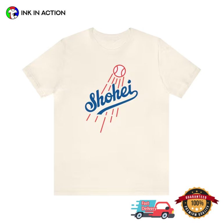Shohei Ohtani Los Angeles Baseball Logo T-shirt - Print your thoughts ...