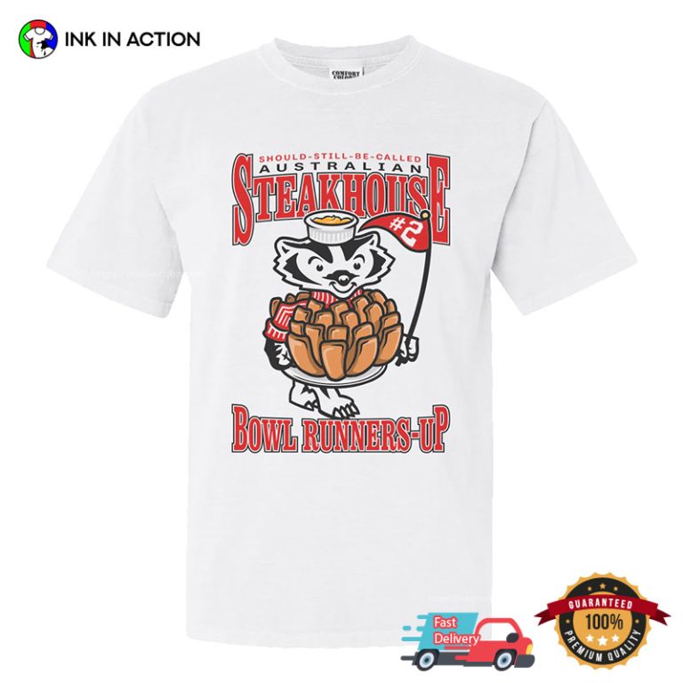 Australian Steakhouse Bowl Runners Ups Mascot T-Shirt - Print your ...