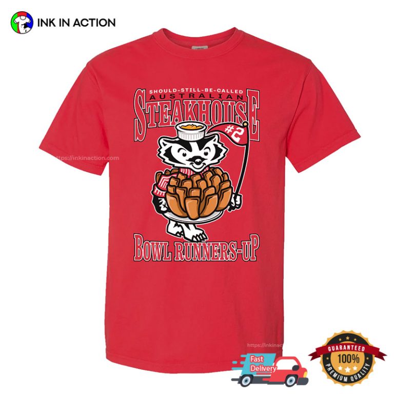 Australian Steakhouse Bowl Runners Ups Mascot T-Shirt - Print your ...