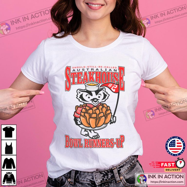 Australian Steakhouse Bowl Runners Ups Mascot T-Shirt - Print your ...