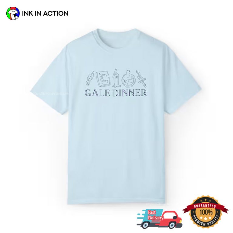 BG3 Gale Dinner Game T-Shirt, Baldur's Gate Game Merch - Print your ...