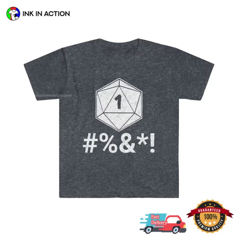 Critical Fail Dice, Critical Role Vox Machina DND T-Shirt - Print your ...