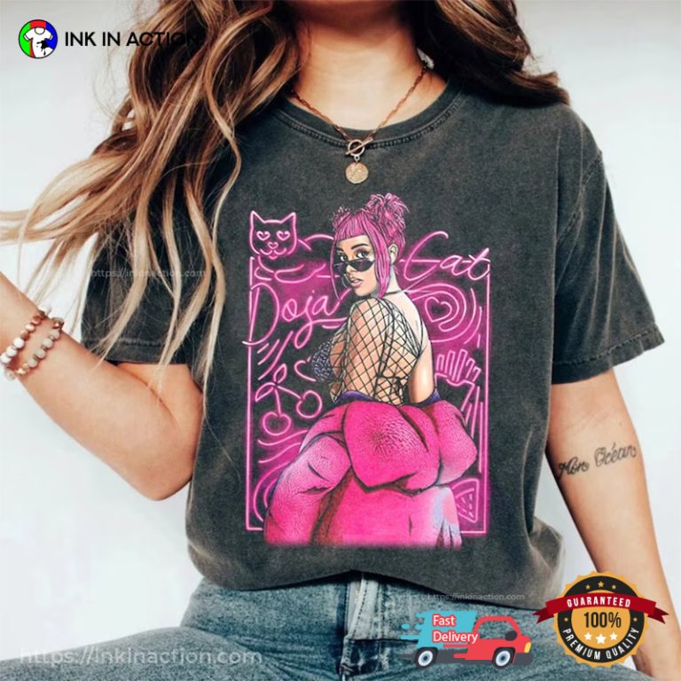 Doja Cat The Scarlet Tour 2023 Graphic Art T-Shirt, Doja Cat Merch ...