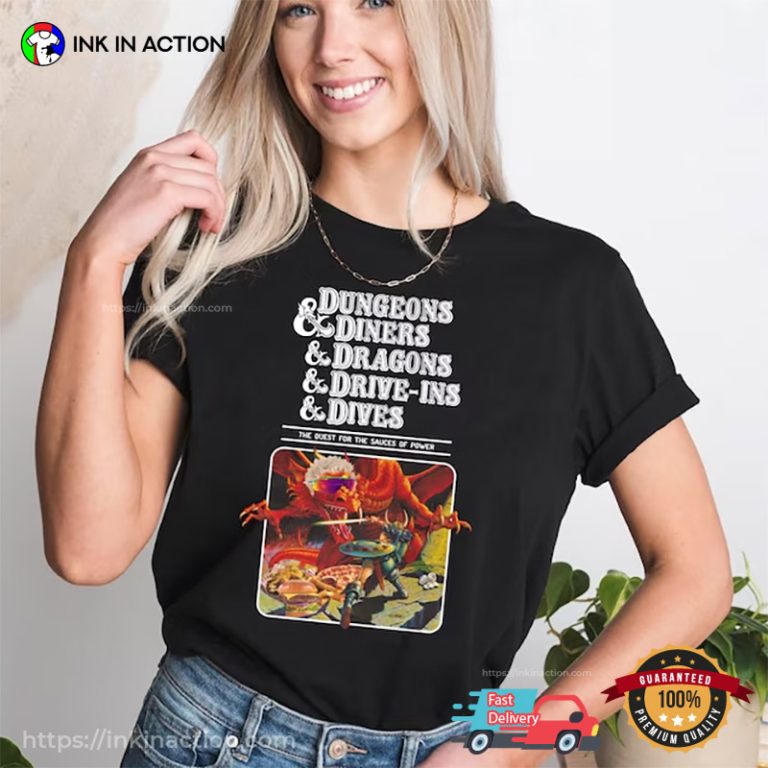 Dungeons And Diners And Dragons DnD Shirts - Print your thoughts. Tell ...