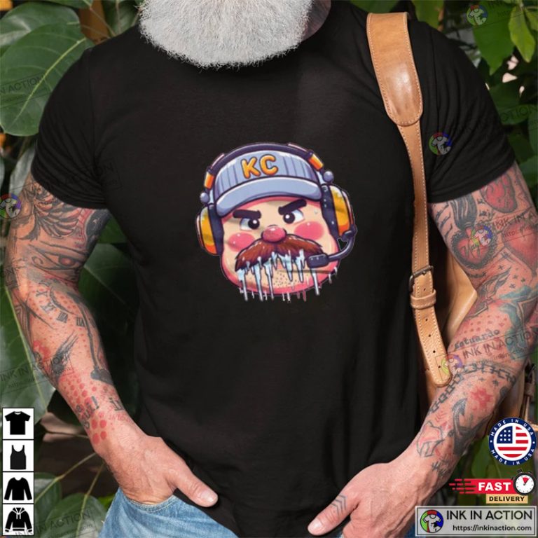 Frozen Andy Reid Frozen Mustache Shirts, KC Chief Football Merch ...