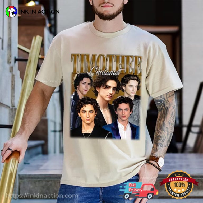 Handsome Timothee Chalamet Retro Graphic Tee, Timothee Chalamet Merch ...