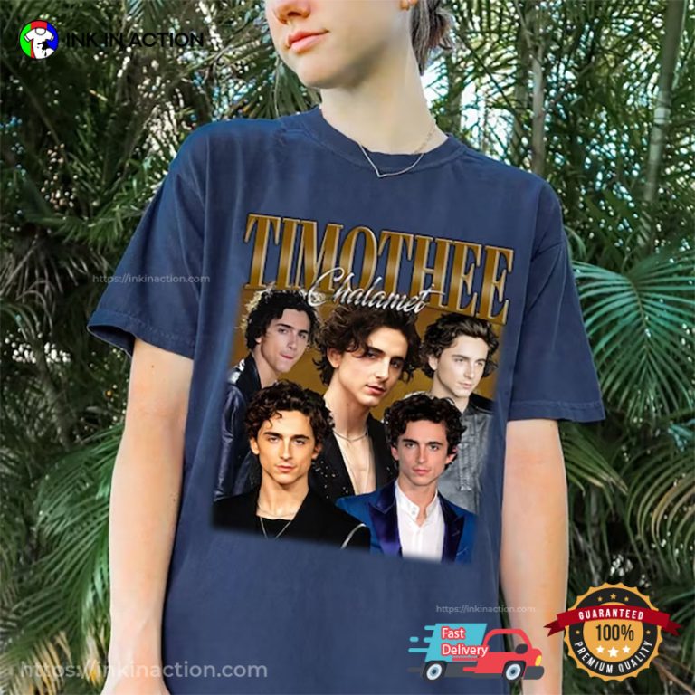Handsome Timothee Chalamet Retro Graphic Tee, Timothee Chalamet Merch ...