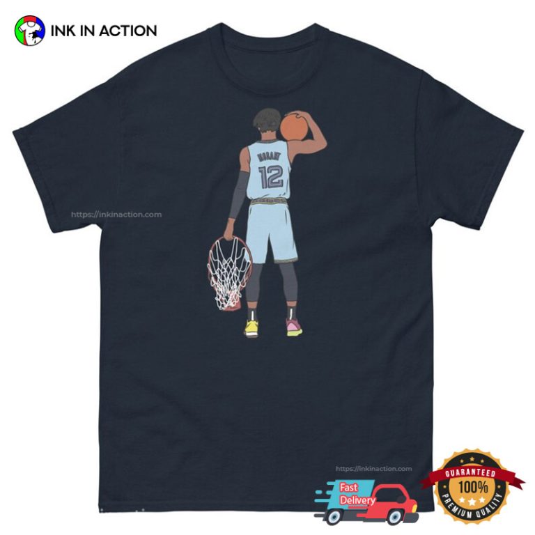Ja Morant And The Rim T-Shirt, Van Grizzlies Team Merch - Print your ...