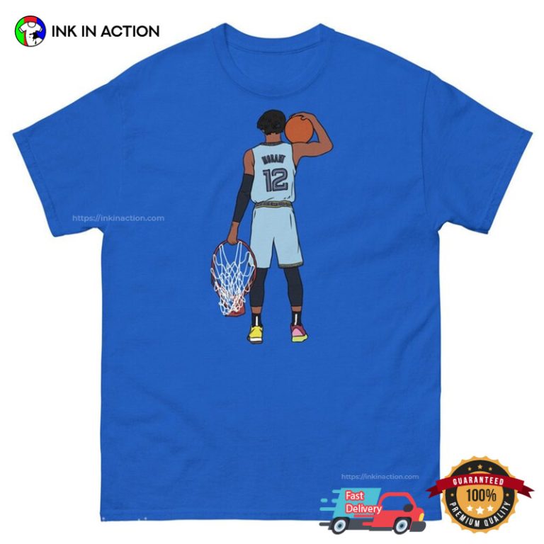 Ja Morant And The Rim T-Shirt, Van Grizzlies Team Merch - Print your ...