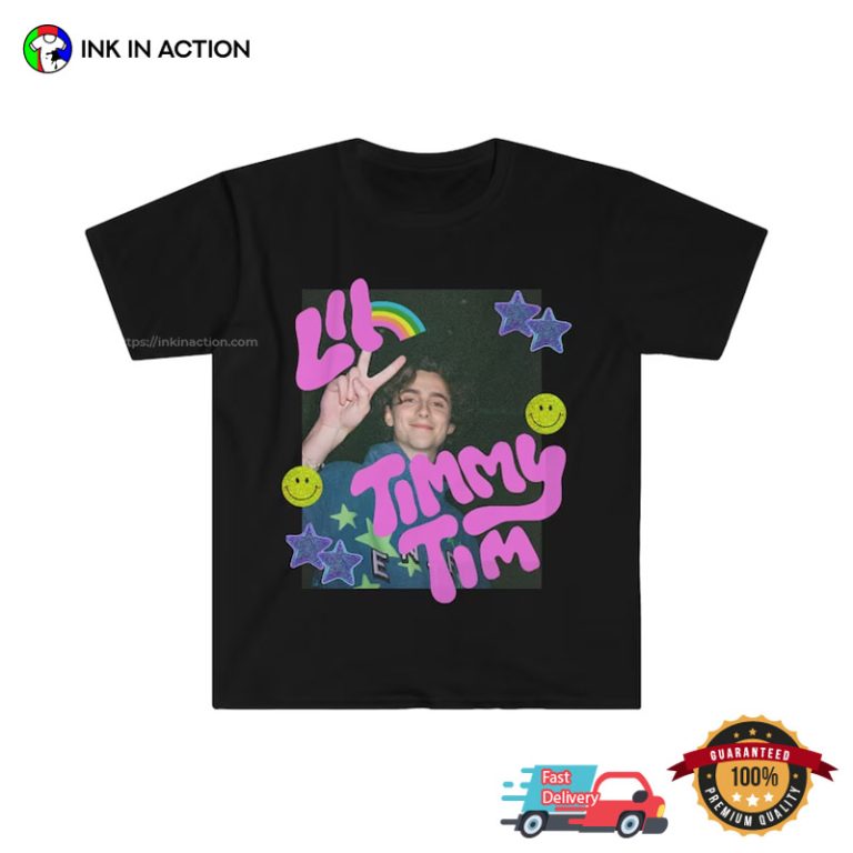 Lil Timmy Tim Funny Photo Timothee Chalamet Shirt - Print your thoughts ...