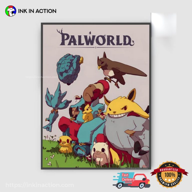 Palworld Gaming Room Wall Art - Print your thoughts. Tell your stories.