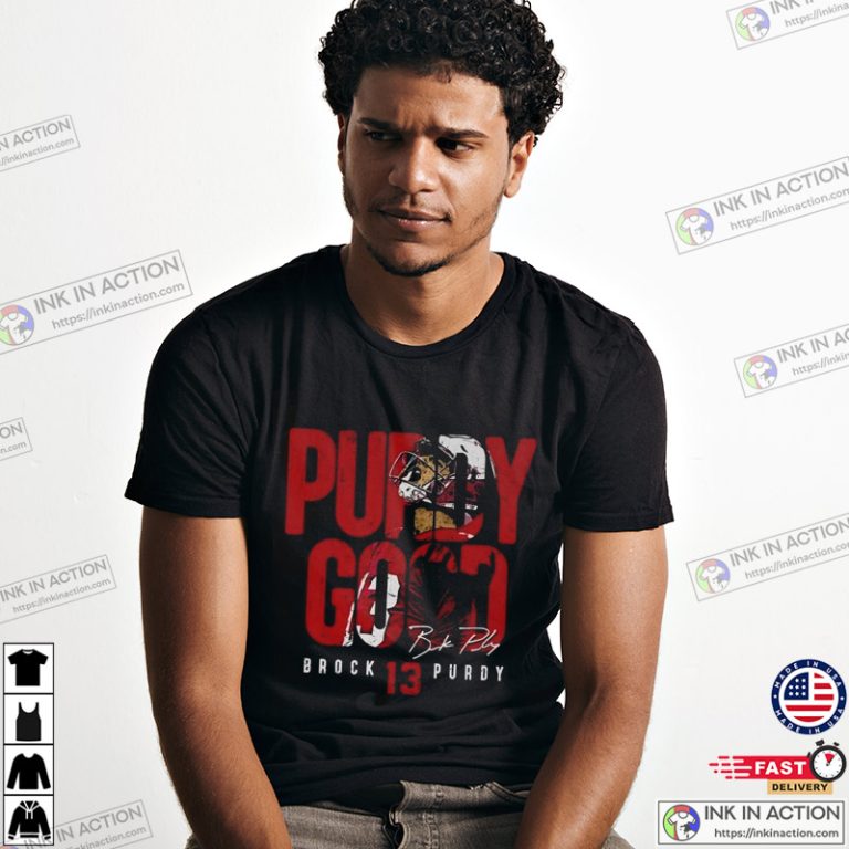 Purdy Good Brock Purdy 13 Football Signature T-Shirt - Print your ...