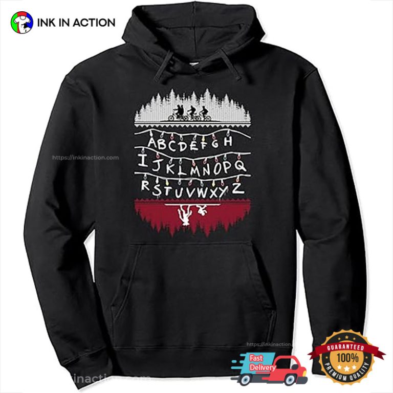 Stranger Things Alphabet River Movie T-Shirt, Stranger Things Outfits ...