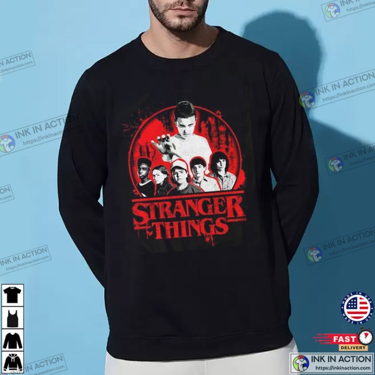 Stranger Things Netflix Series Cast T-Shirt, Stranger Things Gifts ...