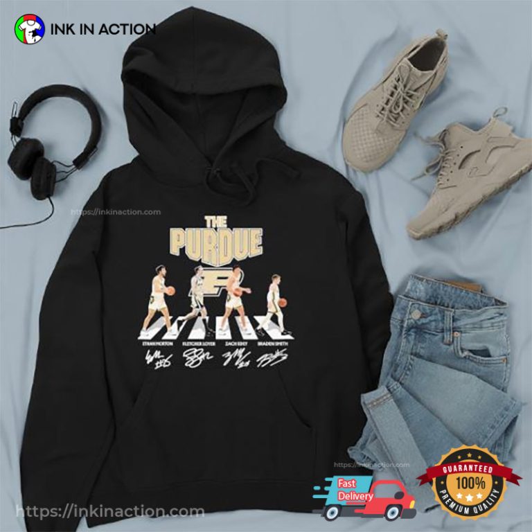 The Purdue Abbey Road Signatures T-Shirt - Print your thoughts. Tell ...