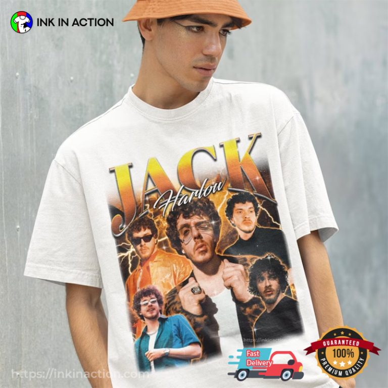 Vintage Hip Hop 90s Style Collage Jack Harlow Shirt - Print your ...