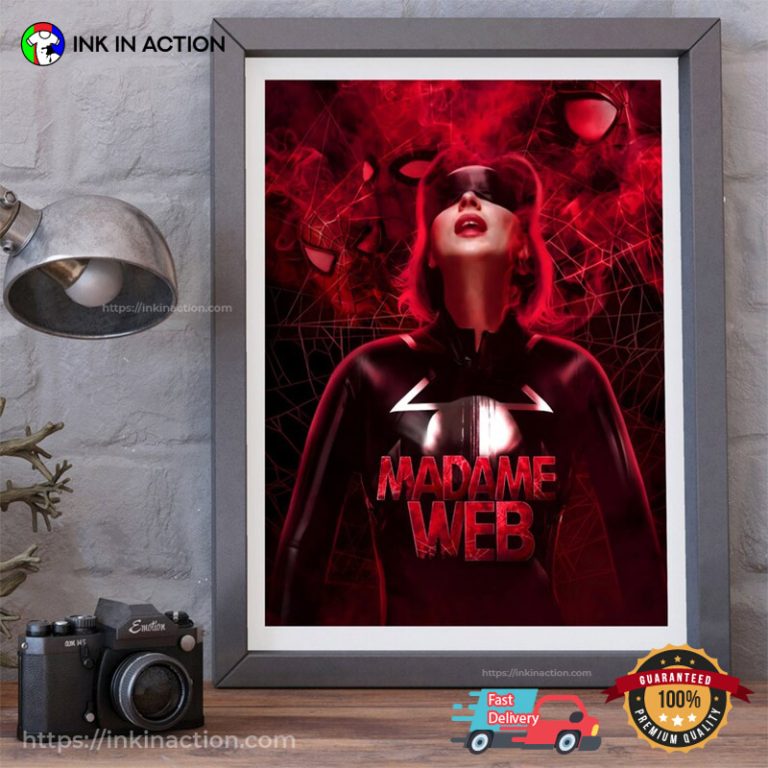 Dakota Johnson Marvel Madame Web Poster - Print your thoughts. Tell ...