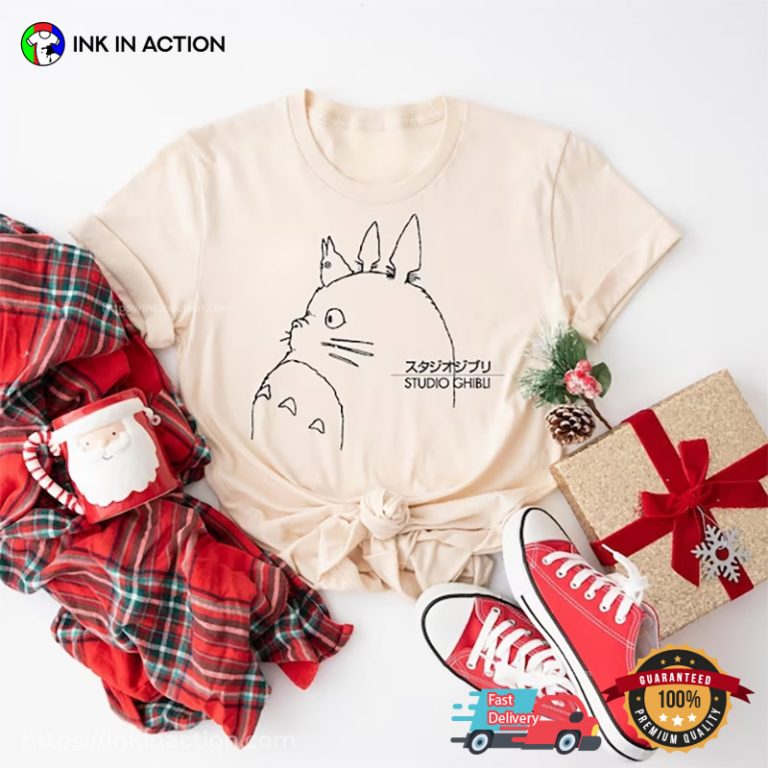 My Neighbor Totoro Totoro Art Studio Ghibu Manga Japan Tee - Print your ...