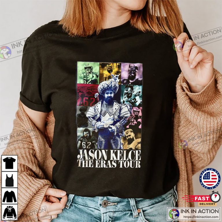 Philadelphia Eagles Jason Kelce Eras Tour Vintage T-Shirt - Print your ...