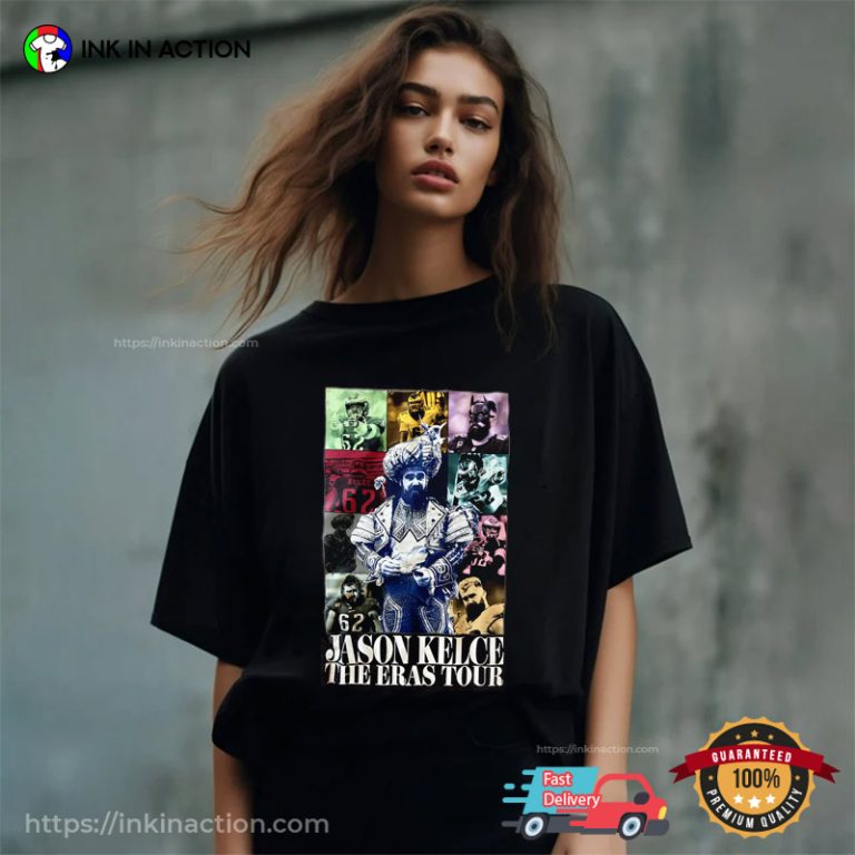 Philadelphia Eagles Jason Kelce Eras Tour Vintage T-Shirt - Print your ...