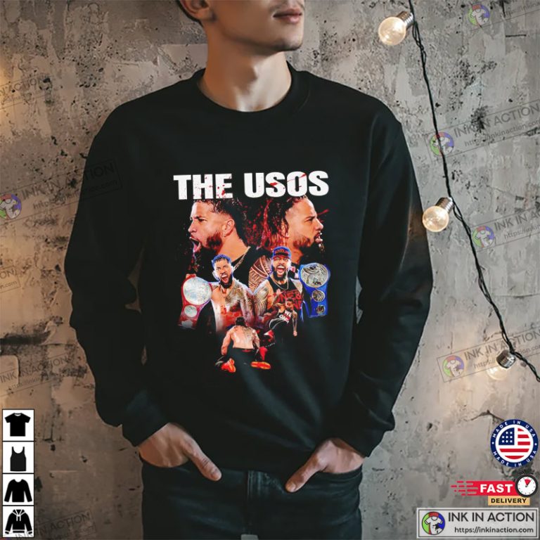 The Uso WWE Jimmy Uso And Jey Uso Wrestler Fans T-Shirt - Print your ...