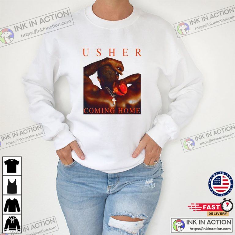 Coming Home Album 2024 Usher Graphic Tee - Print your thoughts. Tell ...