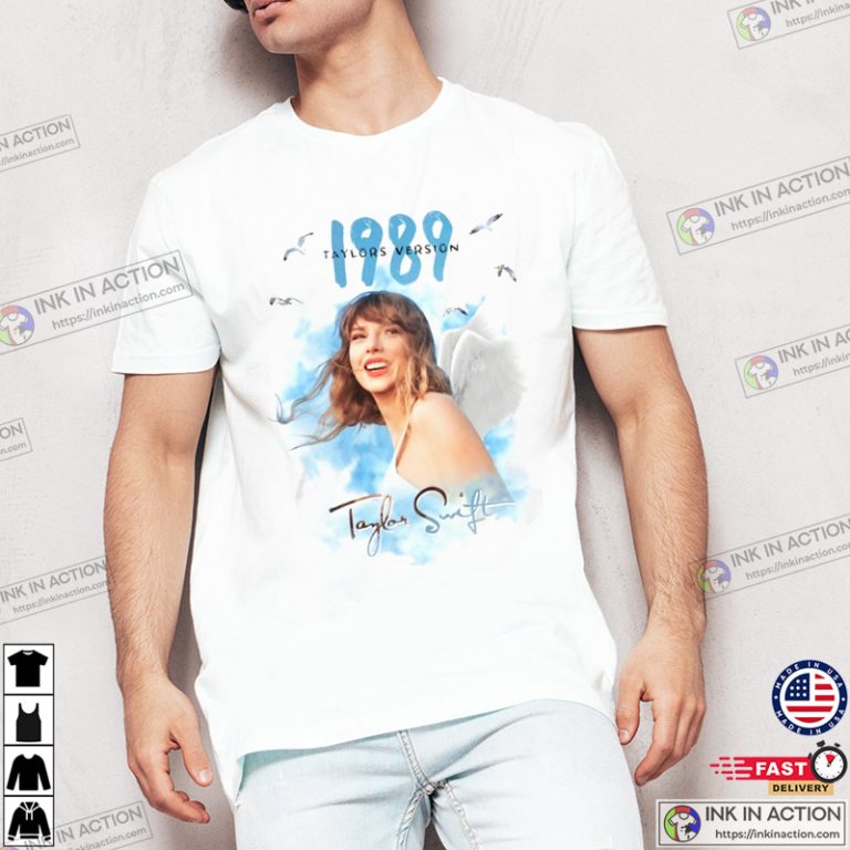 Taylor's Version Taylor Swift Angel Graphic T-Shirt - Print your ...
