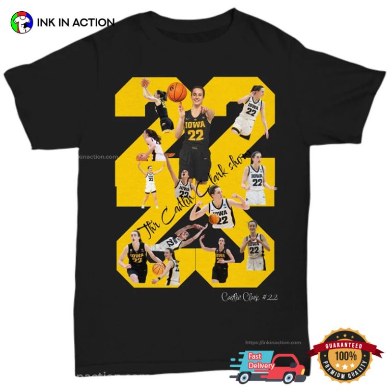 Caitlin Clark Highlights Fan Collection T-shirt, Caitlin Clark Merch ...