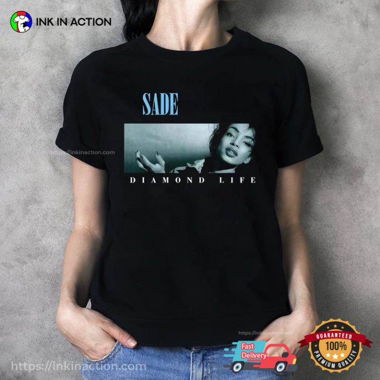 Diamond Life Sade Adu Album Cover T-Shirt - Print your thoughts. Tell ...