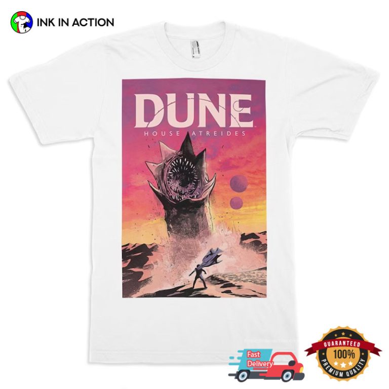 Dune House Atreides Animation Art T-shirt, Dune Merch - Print your ...
