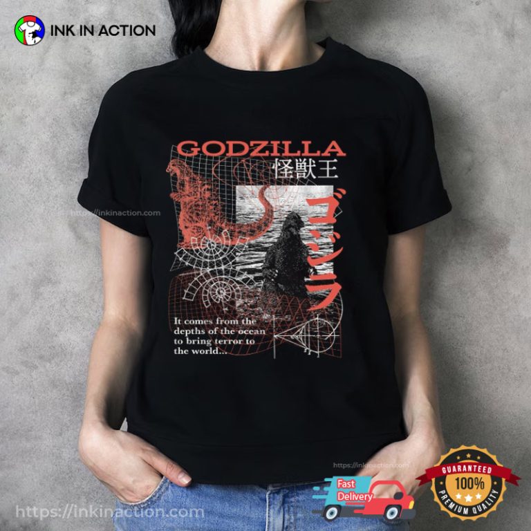 Godzilla Original Monster's King Vintage T-shirt - Print your thoughts ...