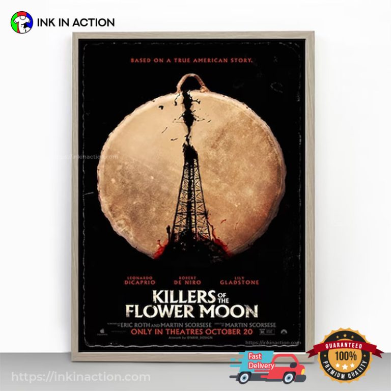 Killers Of The Flower Moon Movie Poster 2023 Wall Decor No.4 - Print ...