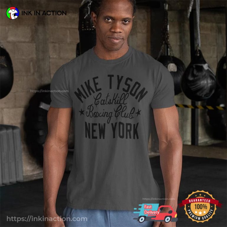 Mike Tyson NY Boxing Club T-Shirt, Mike Tyson Merch - Print your ...