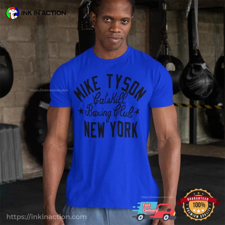 Mike Tyson NY Boxing Club T-Shirt, Mike Tyson Merch - Print your ...