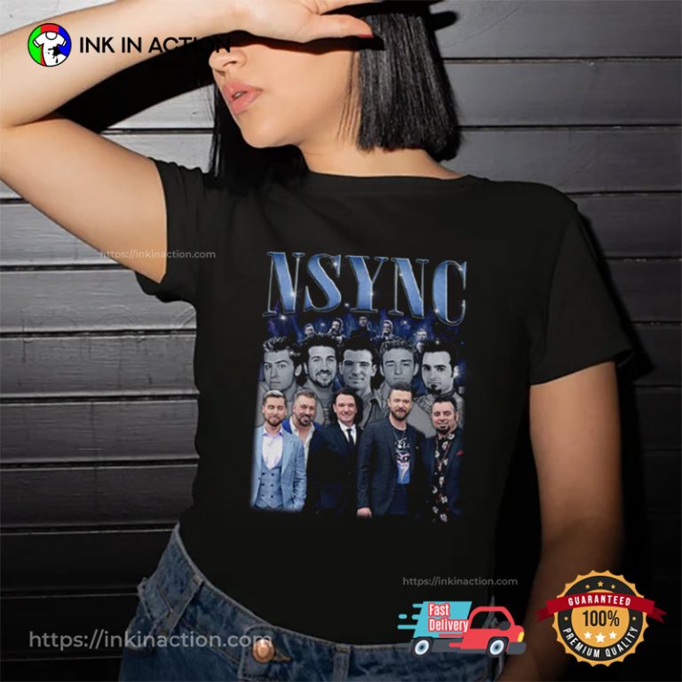 NSYNC 90s Bootleg Boy Band Vintage Shirt - Print your thoughts. Tell ...