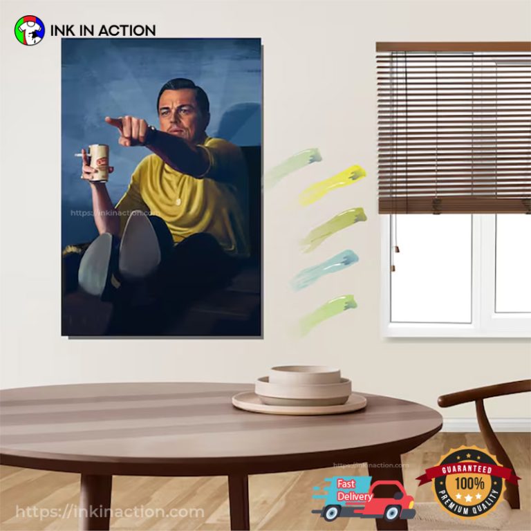 Pointting Leonardo Dicaprio Funny Meme Poster - Print your thoughts ...