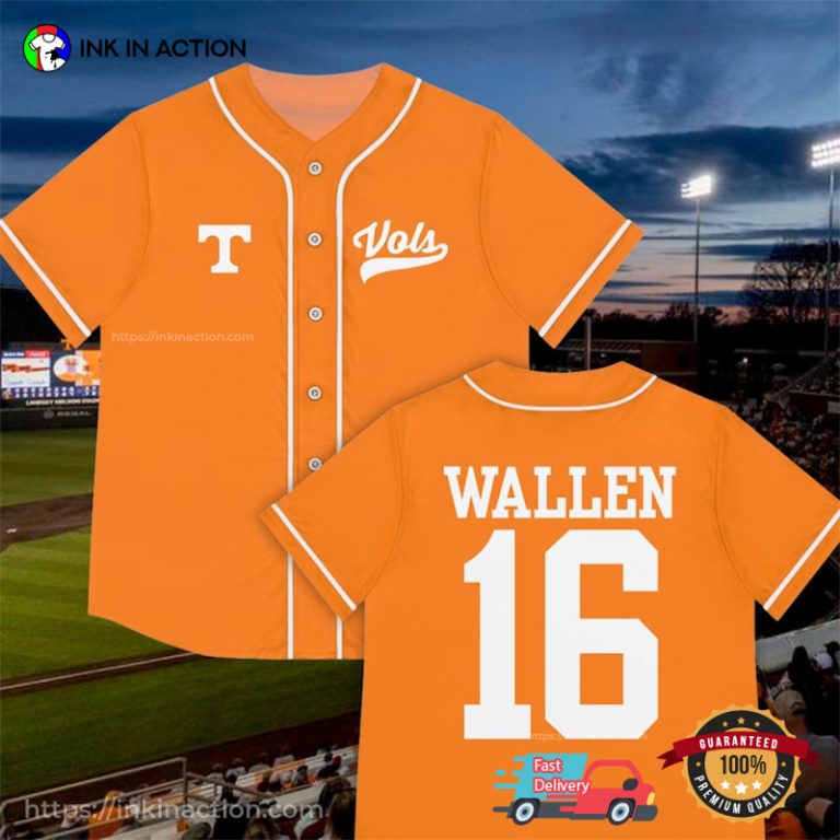 Tennessee Morgan Wallen Baseball Jersey - Print your thoughts. Tell ...