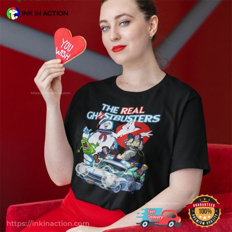 The Real Ghostbusters Halloween Cartoon T-Shirt, Ghostbusters Merch ...