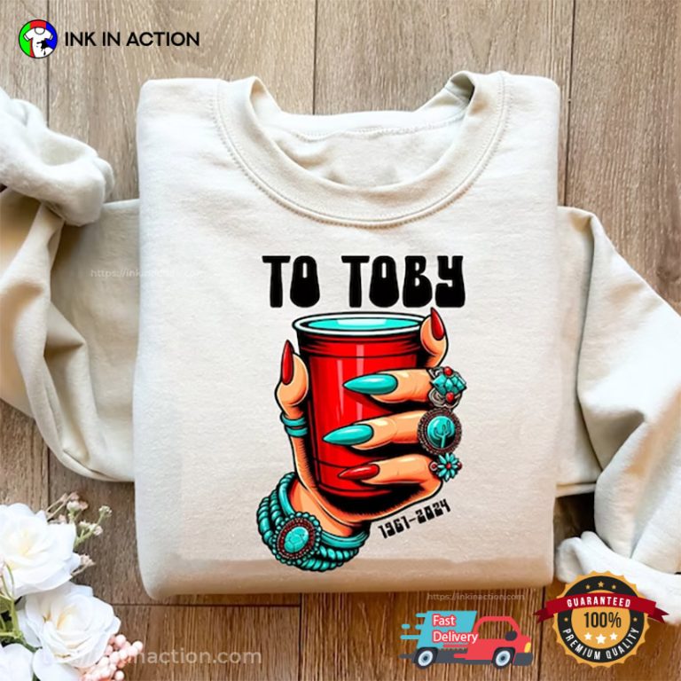 To Toby 1961-2024 Memorial T-Shirt, Toby Keith Merch - Print your ...