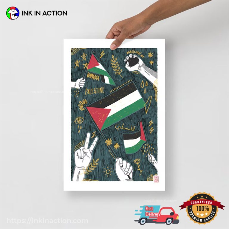 Free Palestine Flag Poster - Print your thoughts. Tell your stories.